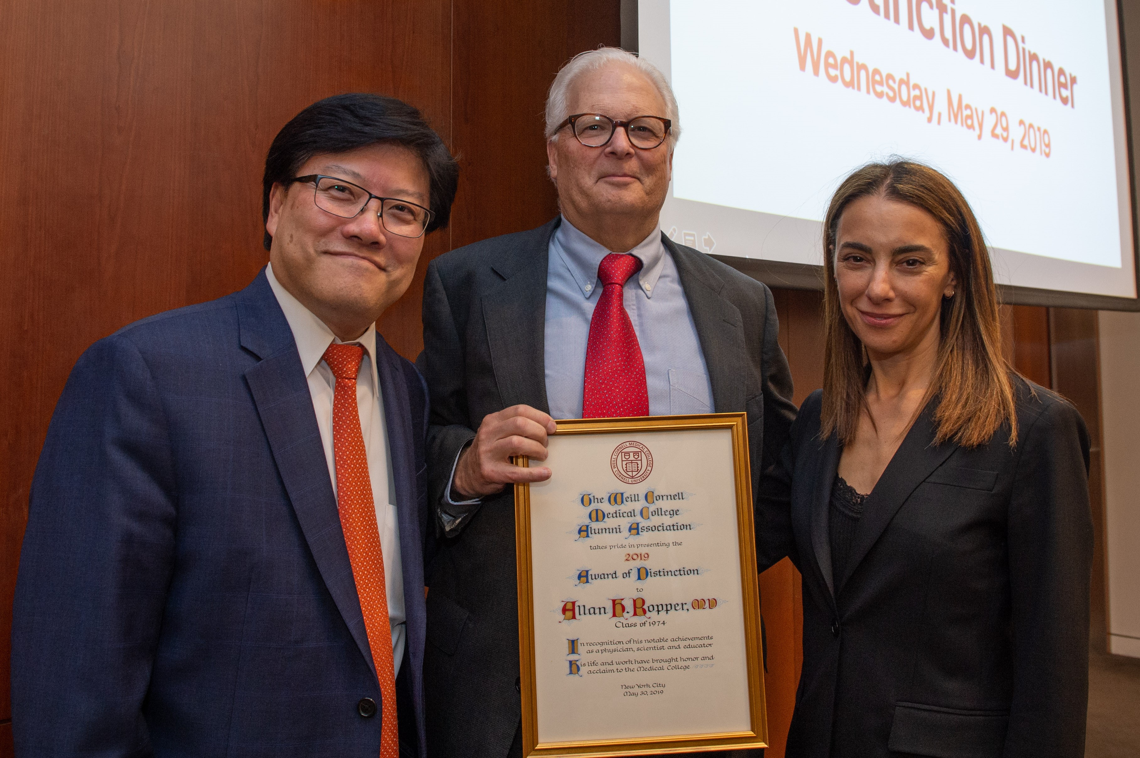 Dr. Allan Ropper Wins Weill Cornell Medical College Alumni Award ...