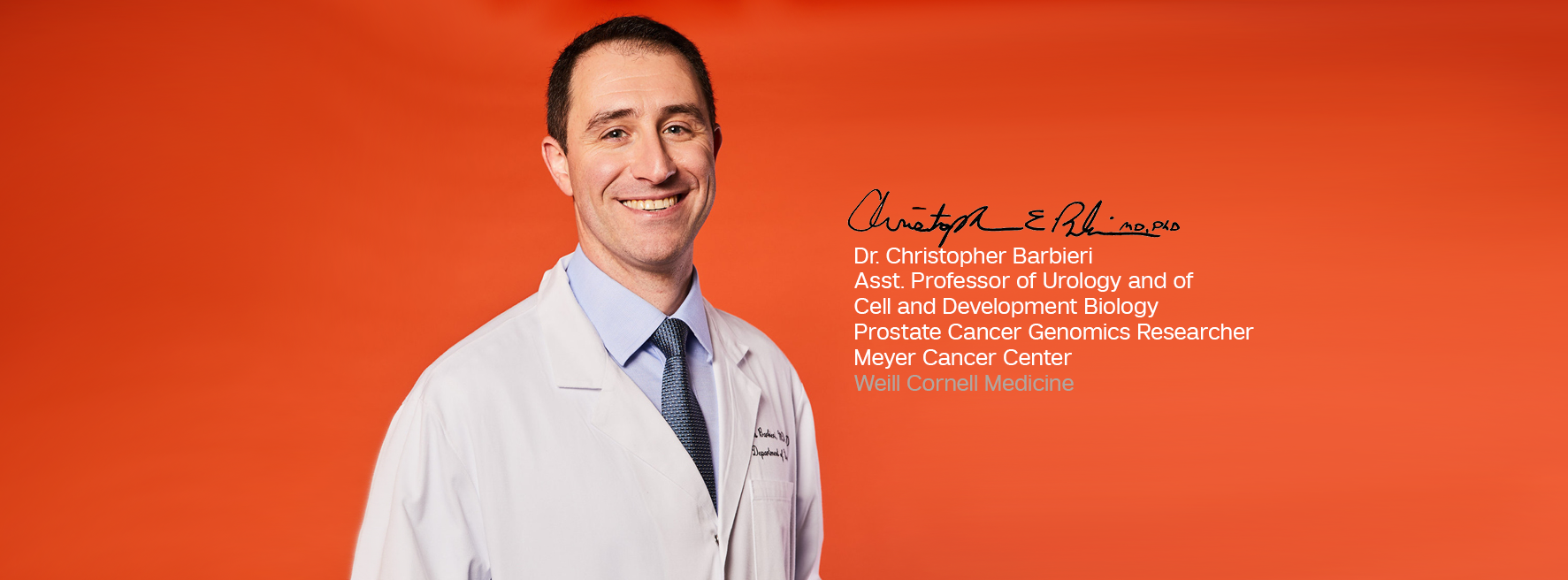 We Are Weill Cornell Medicine: Dr. Christopher Barbieri | Newsroom ...